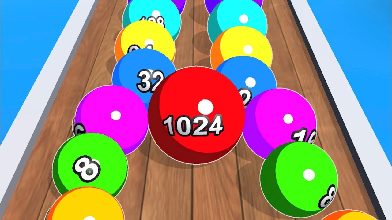 2048 Colors Ball Run 💸🎱 ️MAX LEVELS!! All Levels Gameplay Walkthrough ...