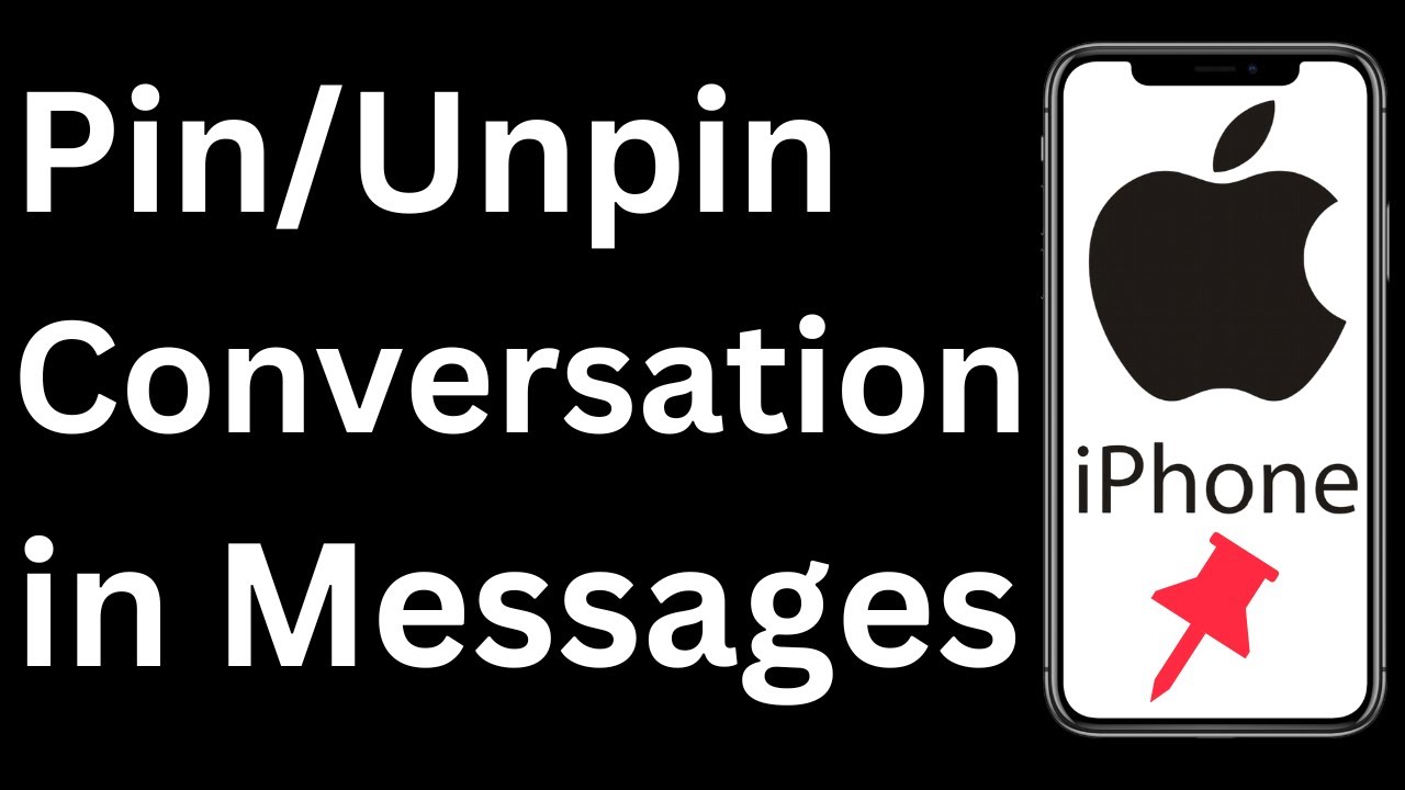 How to Pin/Unpin Conversations in Messages on iPhone - Easy to Follow ...