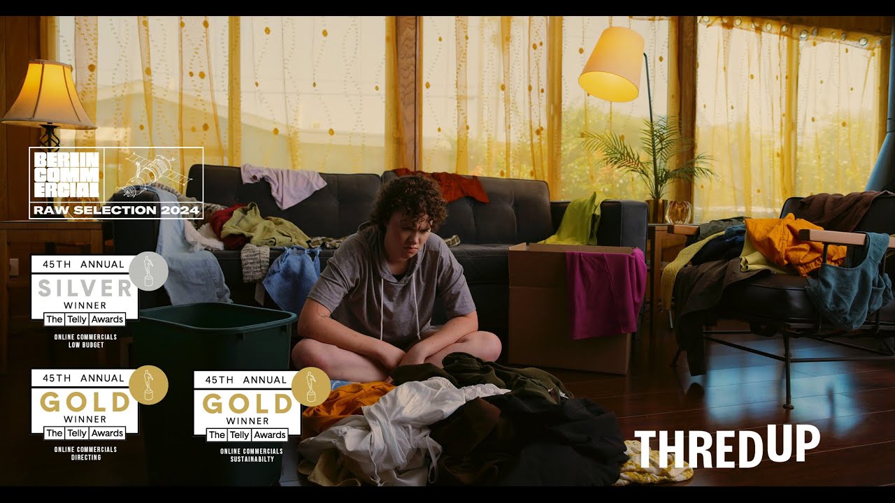 "Recycle, reuse, reduce" - Thredup Spec commercial - YouTube