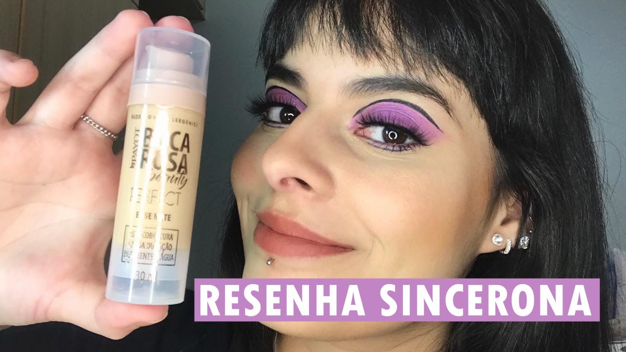 TESTEI BASE da BOCA ROSA cor ana: ALTA COBERTURA? - YouTube