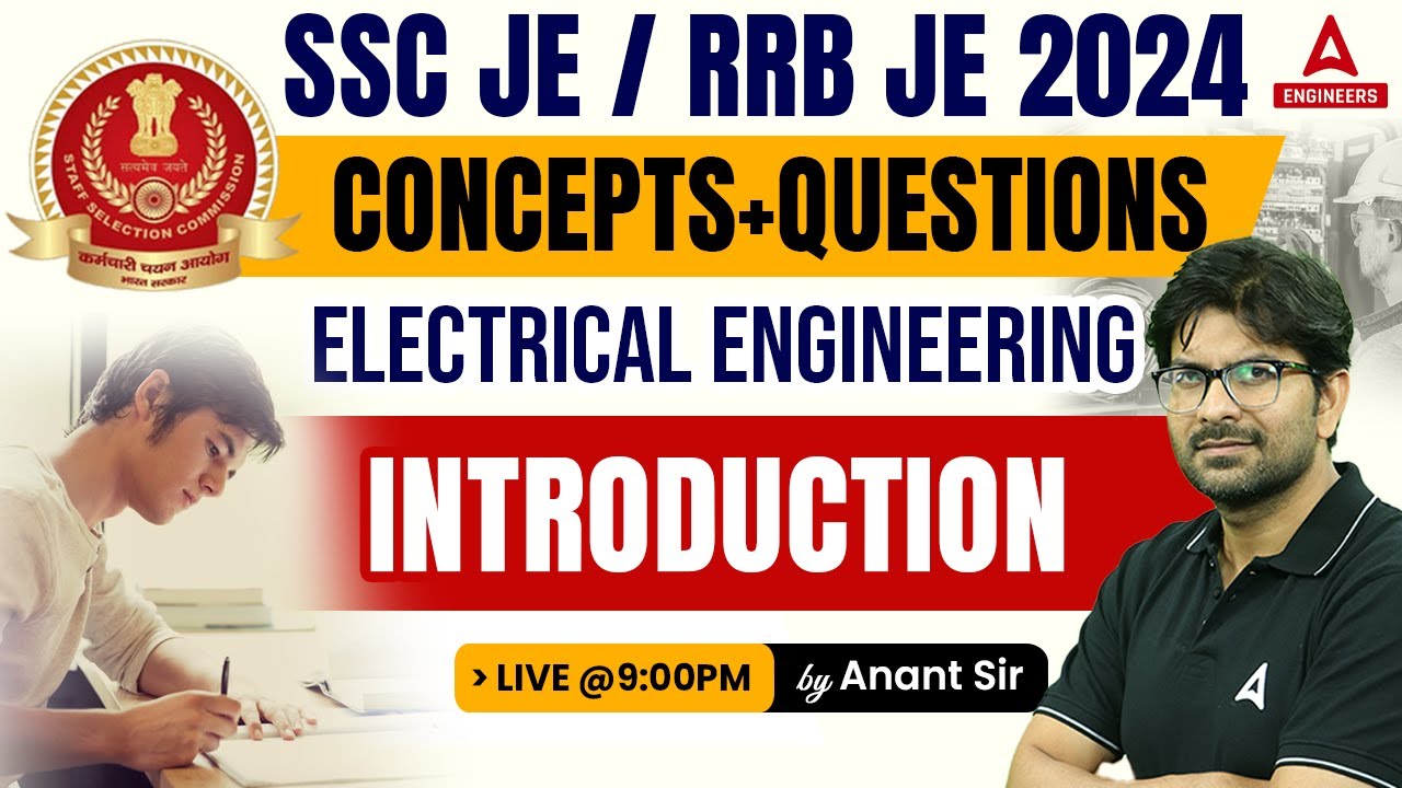 SSC JE / RRB JE Electrical Engineering Classes | Introduction | By Anant Sir - YouTube