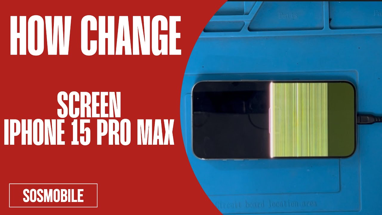 How Change Screen iphone 15 Pro Max - YouTube