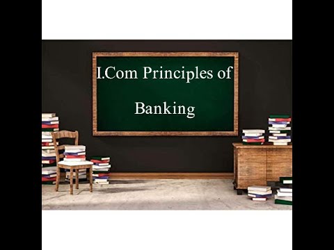 I.COM, Principles of Banking, Paper Pattern - YouTube