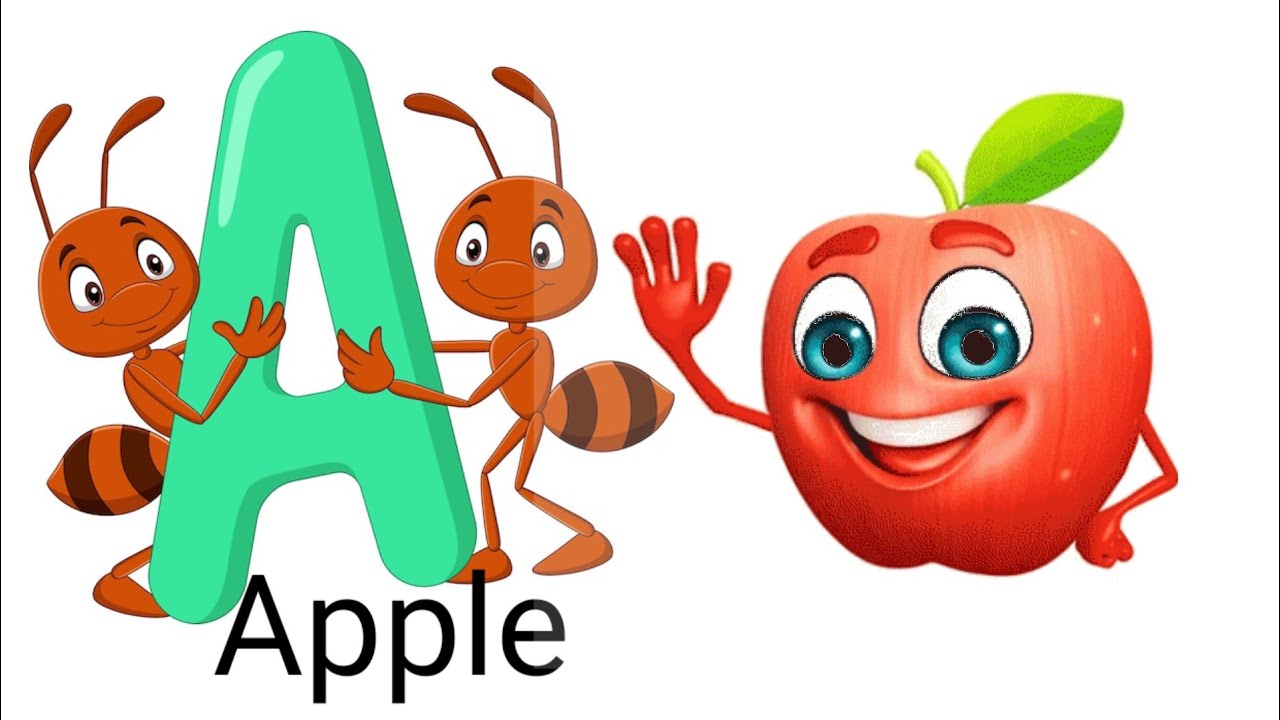 ||A FOR APPLE ||KIDS STUDY TV TIME - YouTube