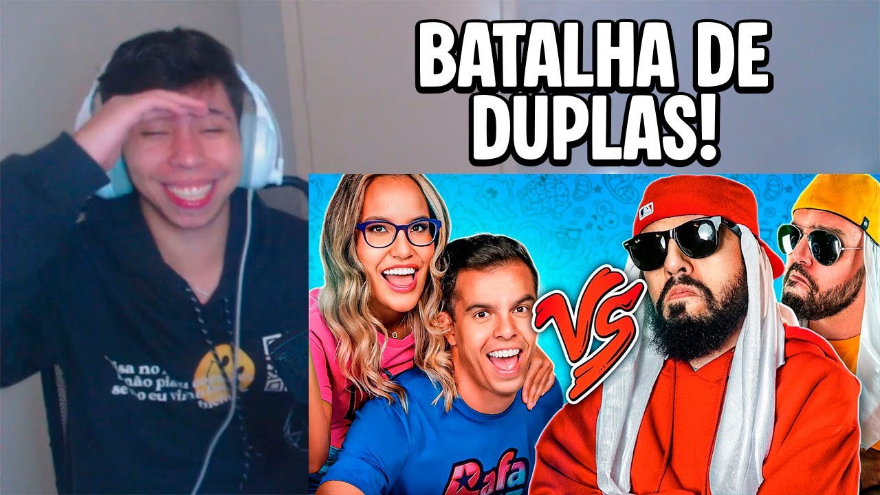 REACT Rafa e Luiz Vs. Mussa - Batalha de Youtubers (Revanche) - YouTube