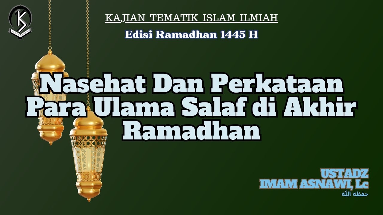 As-Sunnah Tidak Boleh Dipahami Dengan Akal Dan Hawa Nafsu || Ustadz ...