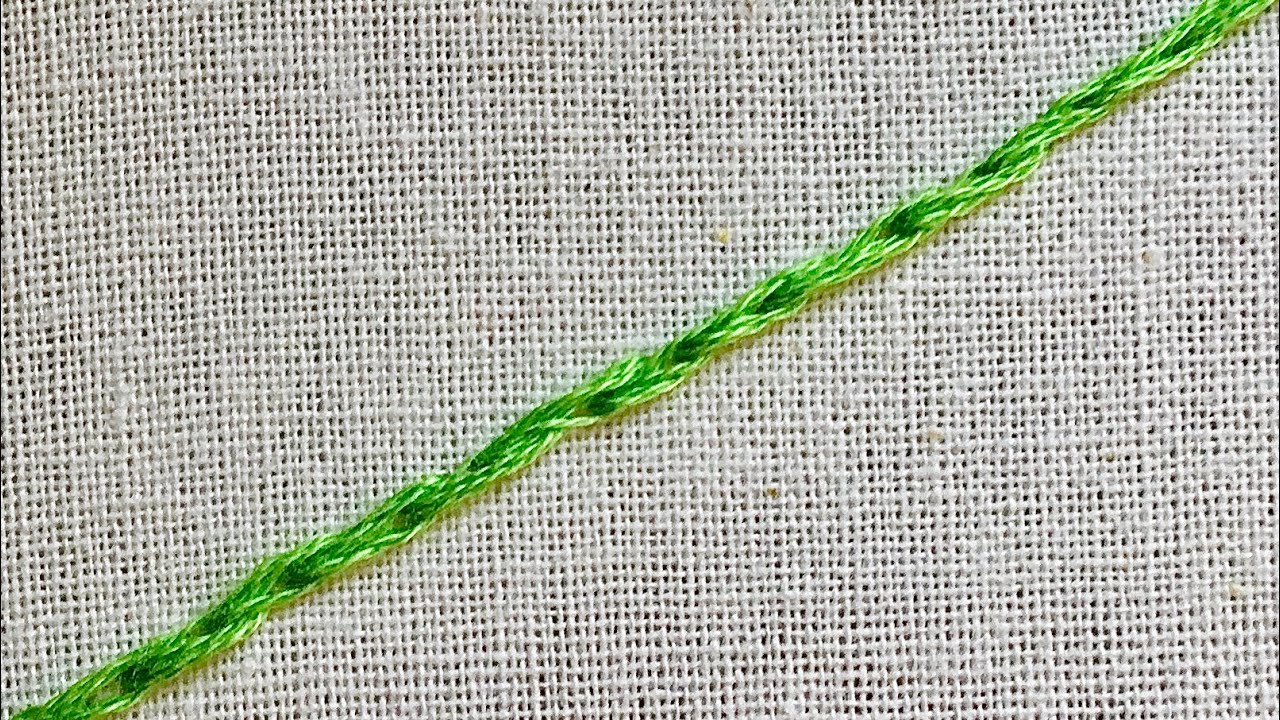Split Stitch tutorial- Hand Embroidery For Beginners- 362 - YouTube