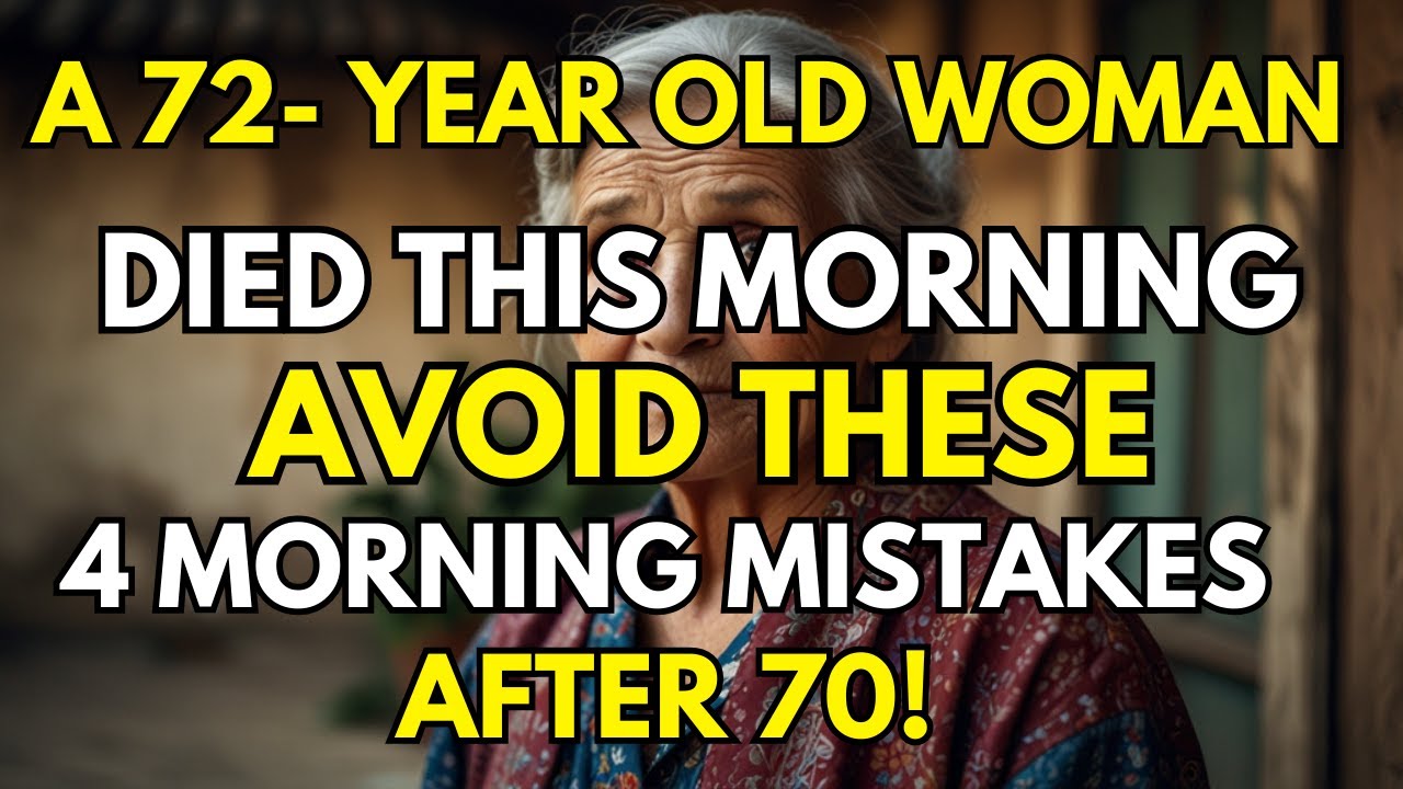 4 Common Morning Mistakes After 70 That Could Put Your Health at Risk ...