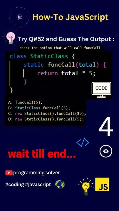 How To Code Javascript Q 52 Try Solve And Guess The Output Shorts Coding Programming