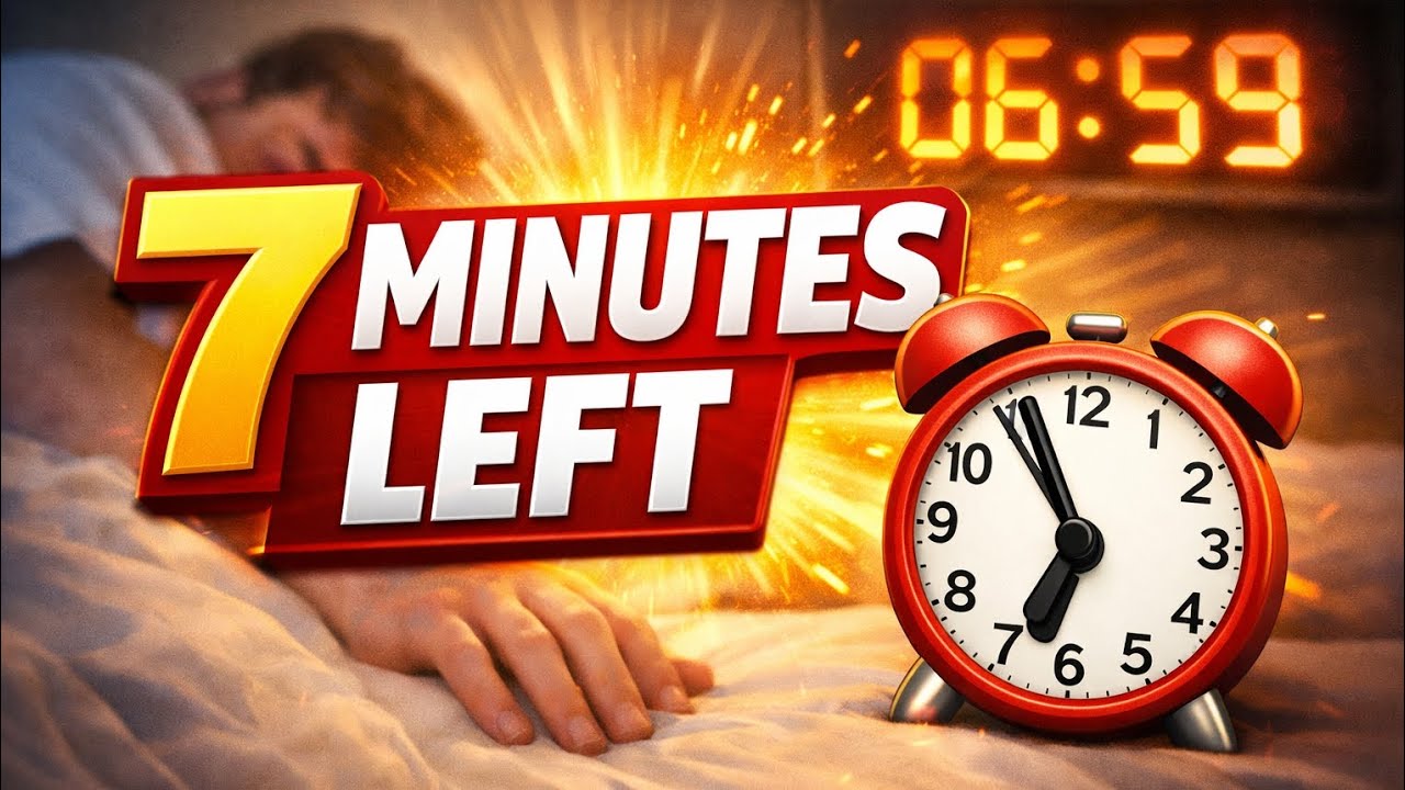 Only 7 Minutes Alarm ⏰ Don’t Sleep Again! - YouTube