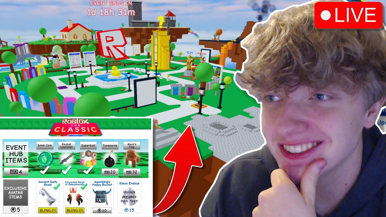 Trying to Complete The Roblox Classic Event! (Part 2) - YouTube