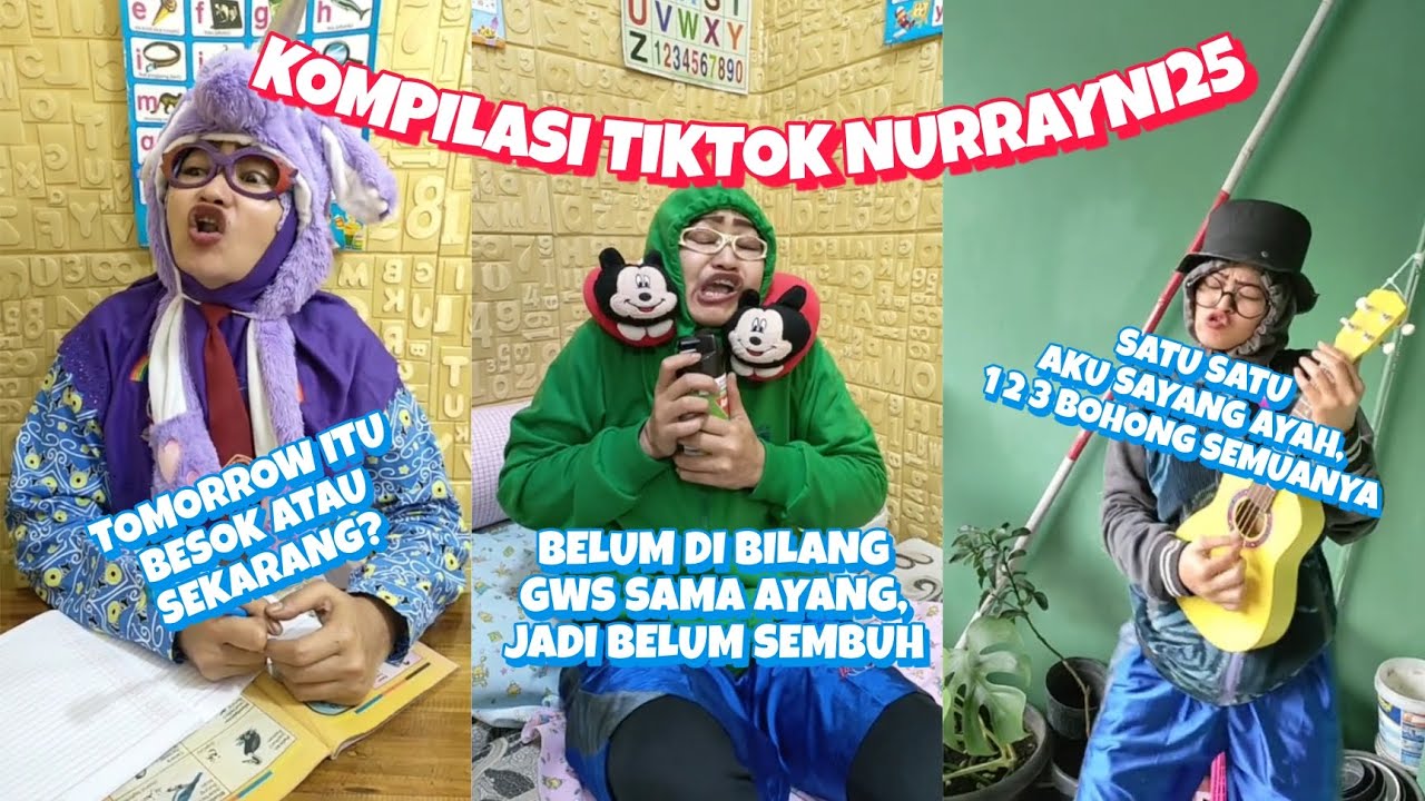 AYANG BELUM BILANG GWS, JADI BELUM SEMBUH | KOMPILASI TIKTOK NURRAYNI25 ...