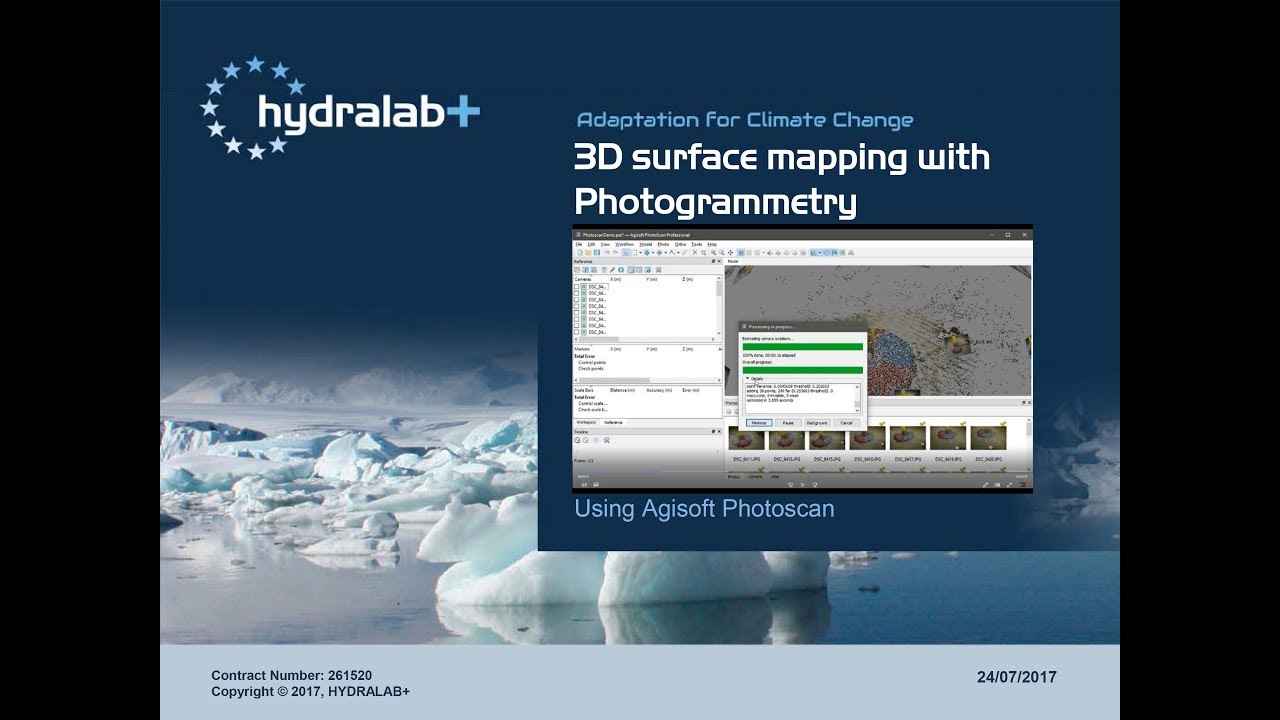 3D surface mapping with Photogrammetry using Agisoft Photoscan - YouTube