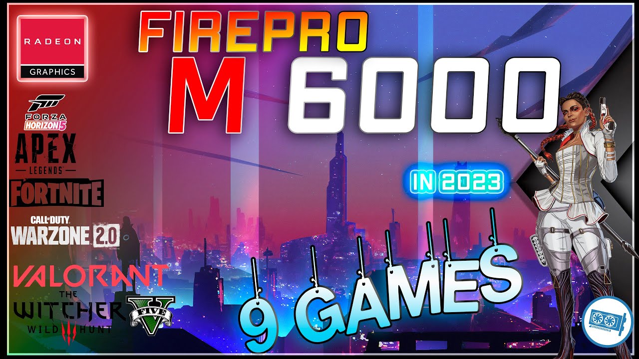 AMD FIREPRO M6000 in 9 GAMES (2023) - YouTube