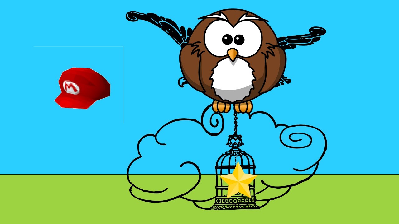 #18 Owl Friendo Helped Us Reach Island In The Sky | Super Mario 64 ...