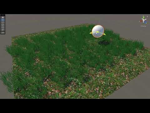 Unity | Built-in Render Pipeline - Grass wind and player interaction shader - YouTube