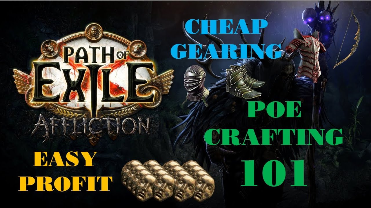 Basic POE Crafting for Profit - extremely noob friendly - YouTube