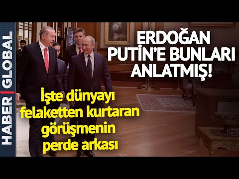 Erdoğan, Putin'e Bunları Anlatmış! İbrahim Kalın İlk Kez Açıkladı