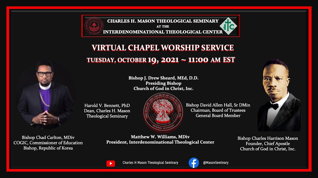 2021 Charles Harrison Mason Virtual Alumni Service - YouTube