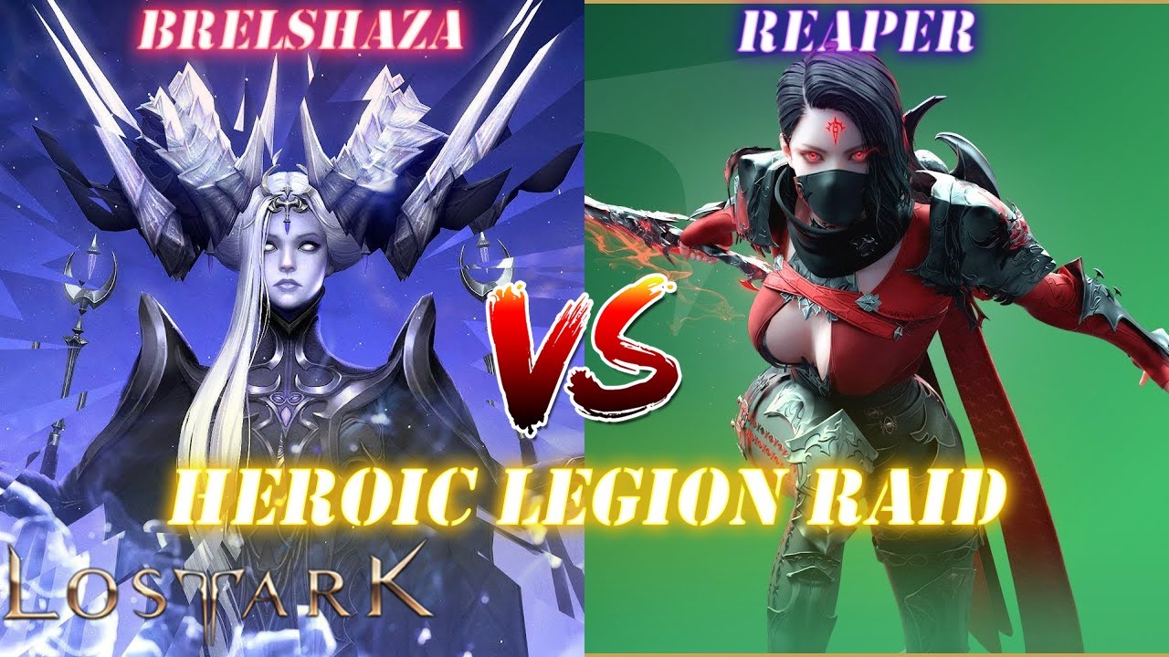 Lost Ark Reaper 1597GS Heroic Brelshaza Legion Raid Phase 1-6 ...