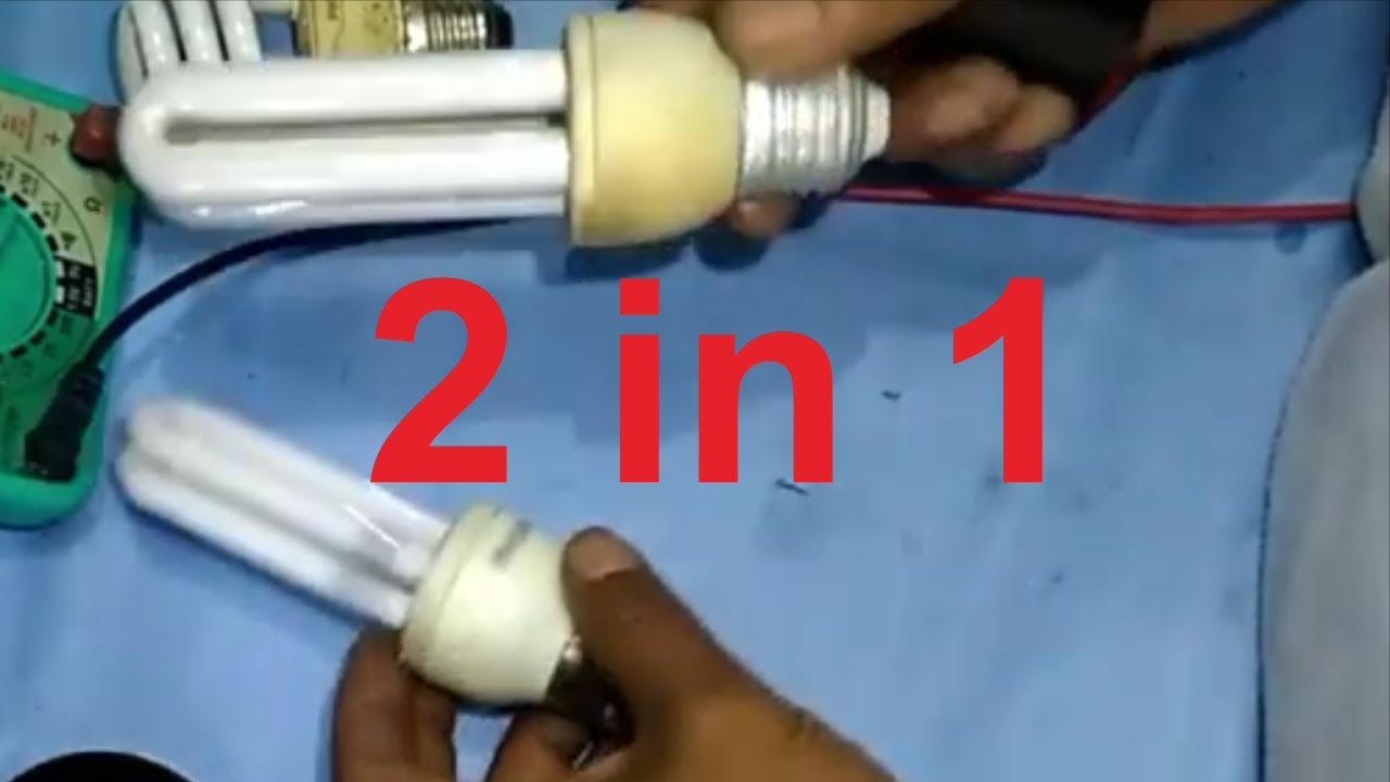 How to repair CFL Bulb - YouTube