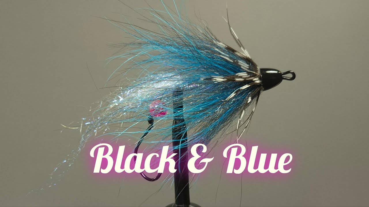 Black & Blue Steelhead Fly - YouTube
