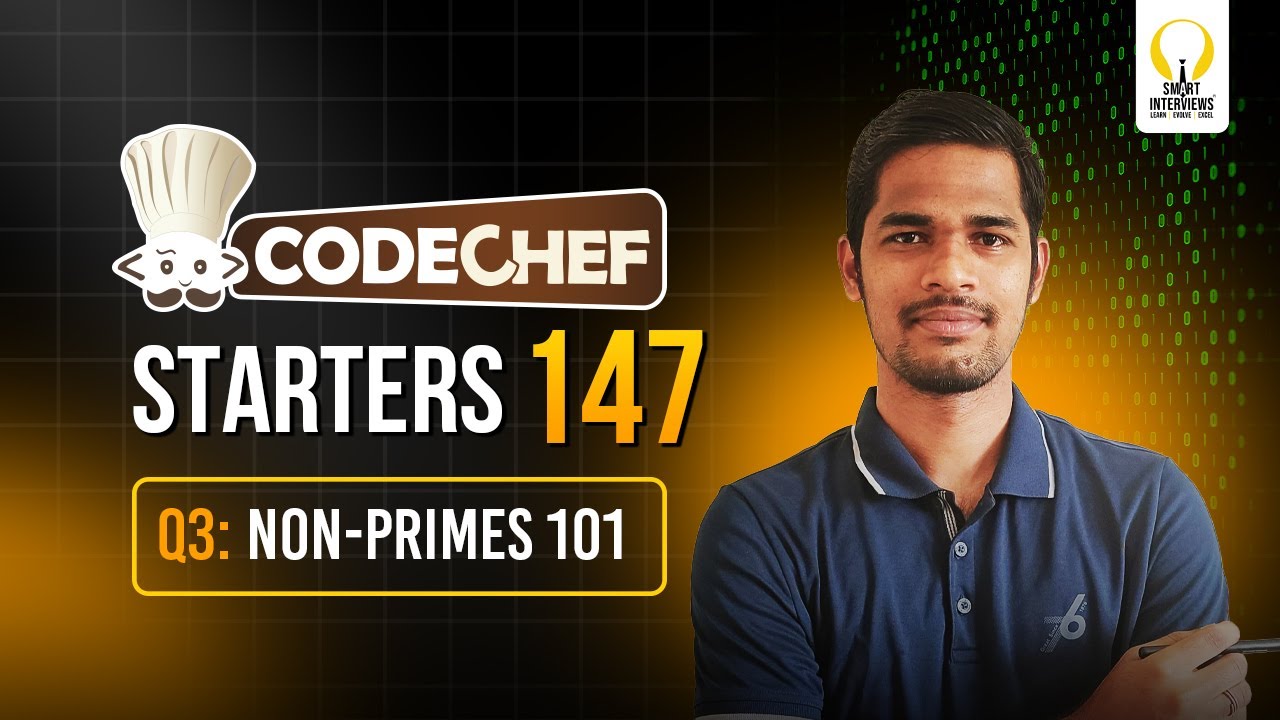 Codechef Starters 147 Non Primes 101 Youtube
