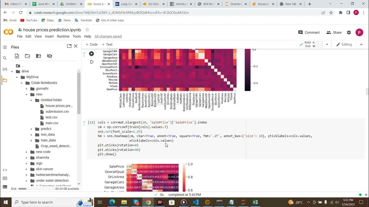 Prediction of House Pricing using Machine Learning with Python - YouTube