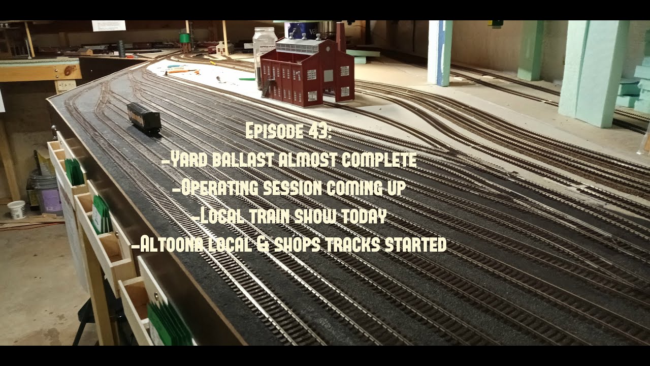 HO Scale PRR Layout Episode 43: Getting ready for an Op Session - YouTube