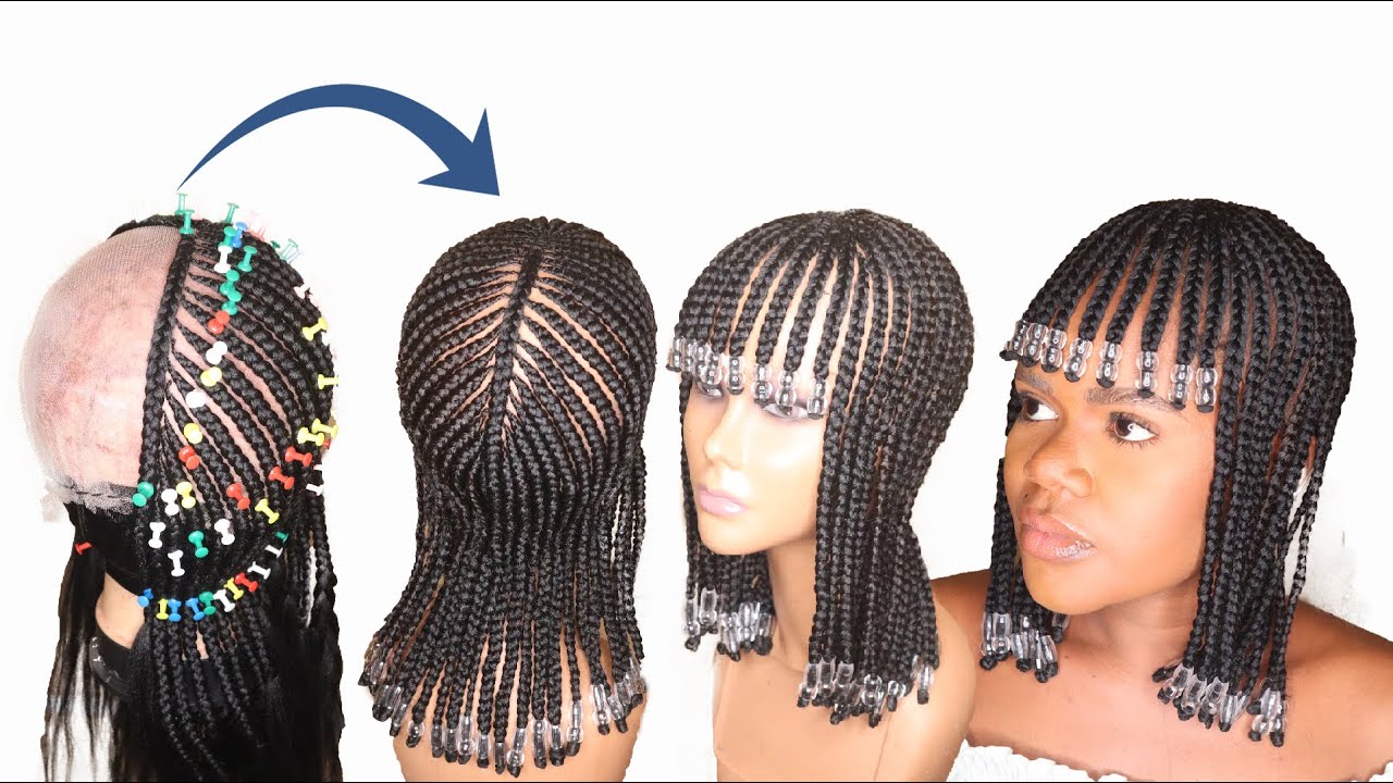DIY Braided Wig Tutorial Using Expression Braid Extension - No Closure ...