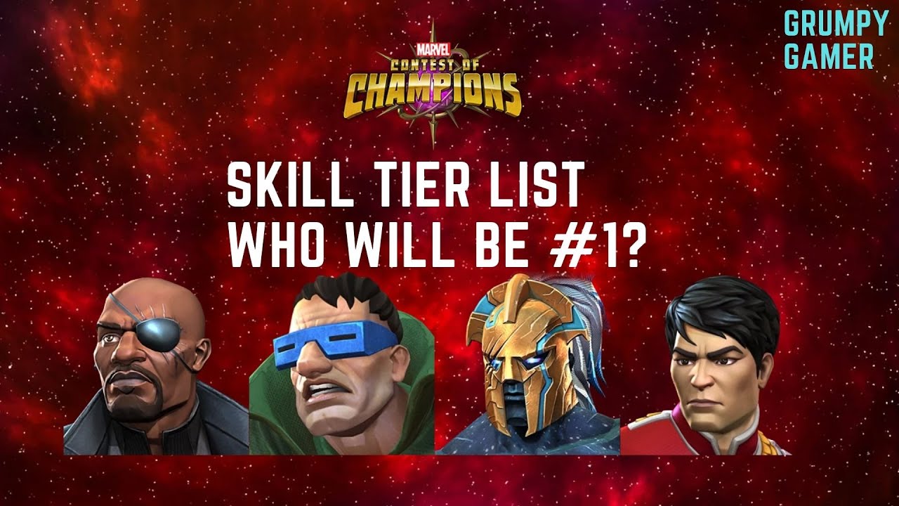 Skill Tier List | Nov 2021 | MCOC | Marvel Contest of Champions - YouTube