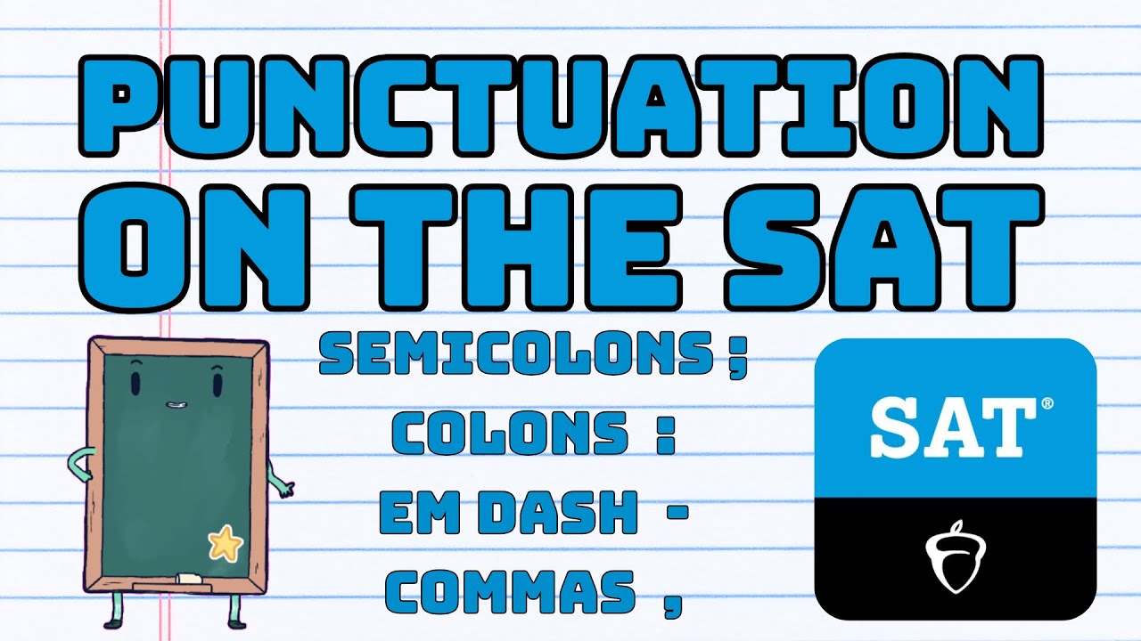 What To Know About Punctuation For the SAT! - YouTube