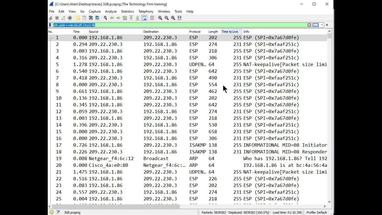 managing large trace files with editcap - YouTube