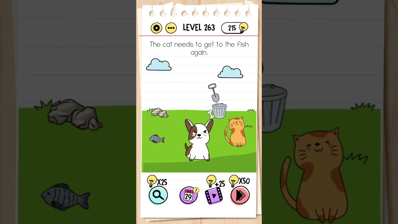 Brain test level 263 - YouTube