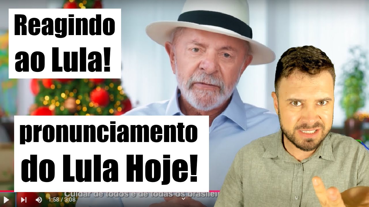 React reagindo ao pronunciamento do Lula dia 23/12/2024! Cadeia Nacional! - YouTube