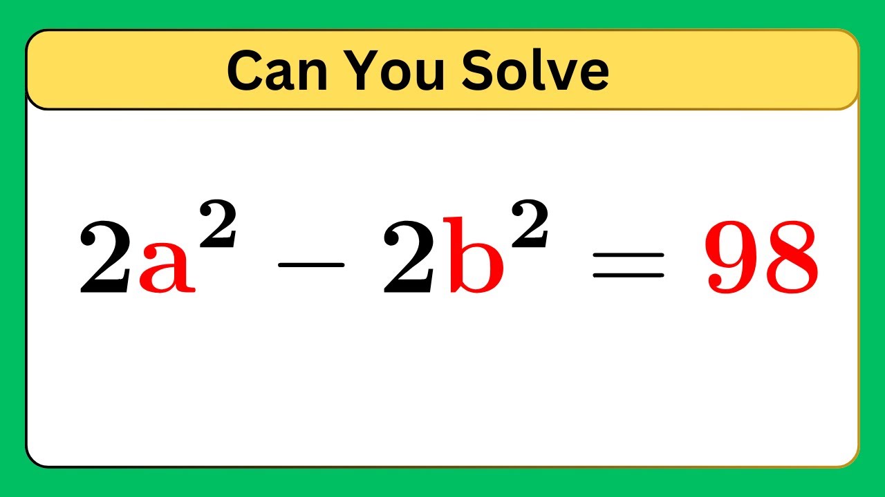 Japanese | A Nice Math Olympiad Algebra Problem - YouTube