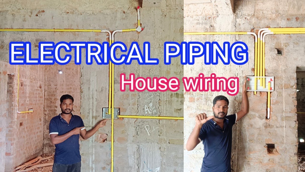 ️ ELECTRICAL PIPING HOUSE WIRING " Epic Electrical Piping in a House ...