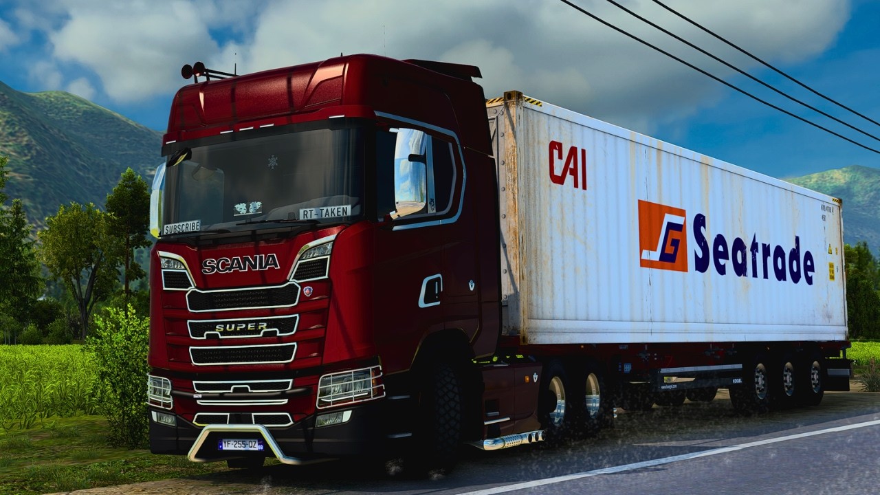Epic Realistic Rain Conditions in ETS2! | Project Next Gen Rain Addon ...