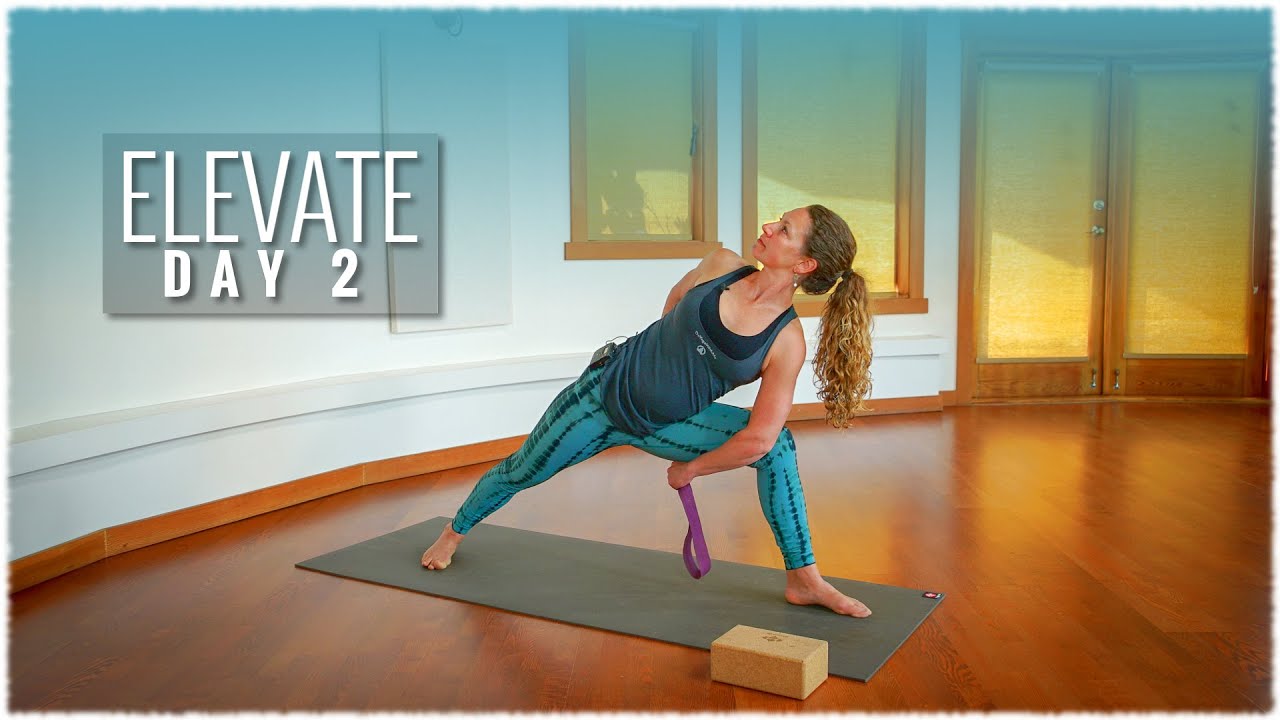 Day 2 | Elevate 14-Day Yoga Challenge w/ Fiji McAlpine - YouTube
