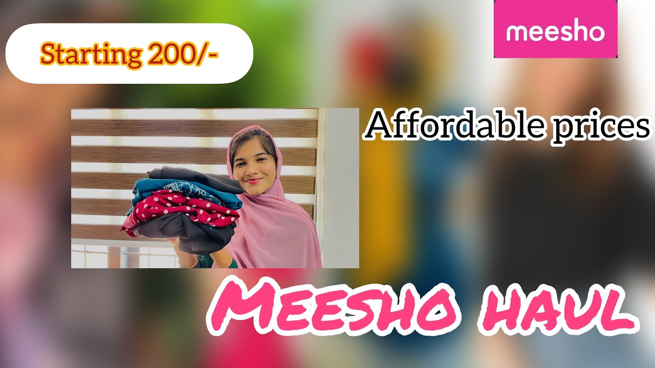 Meesho Haul |very affordable prices|knee length dress |crop top#meesho ...