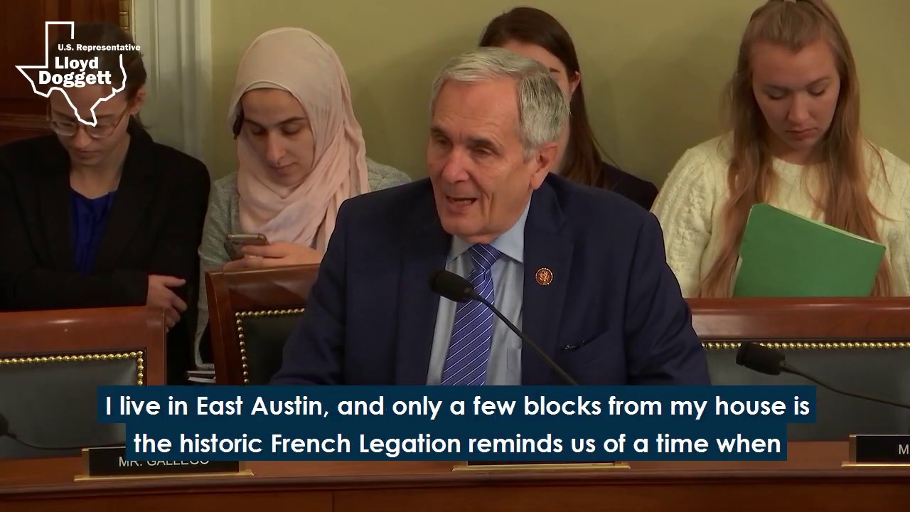 Rep. Doggett's remarks at Natural Resource Committee Hearing on the ...