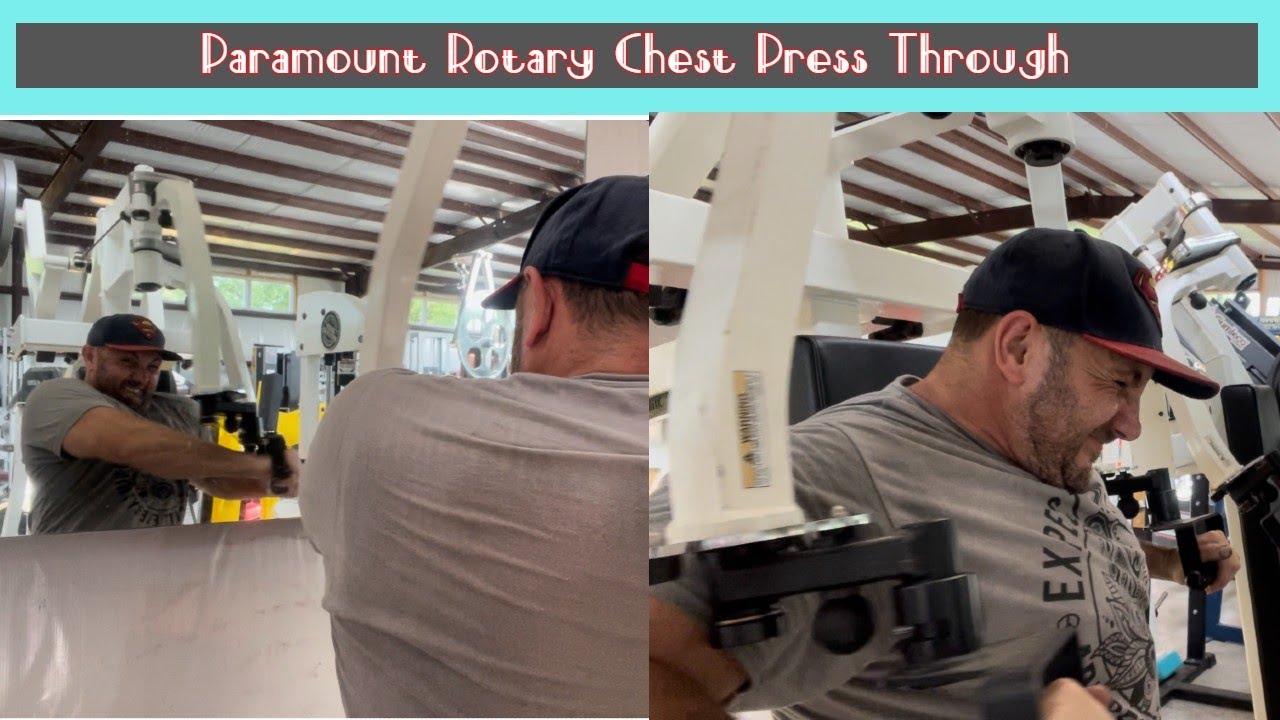 Paramount Rotary Chest Press Through - YouTube