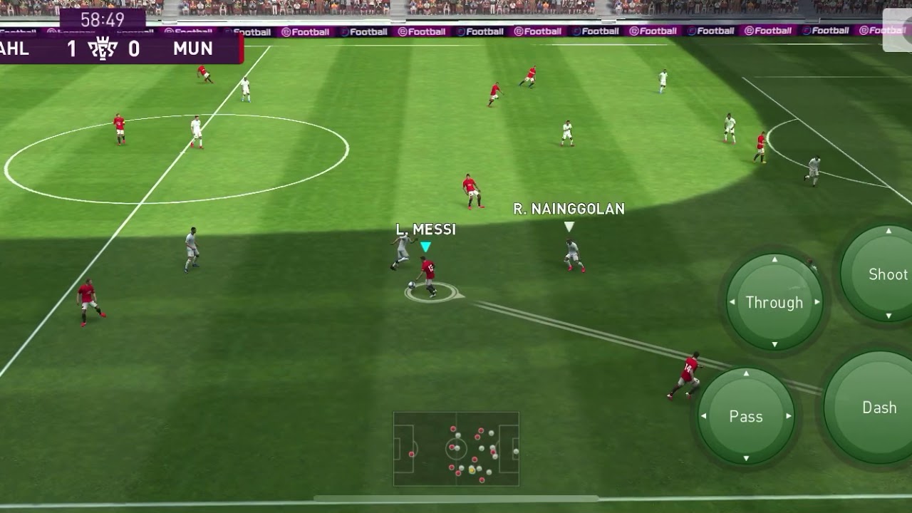 PES first online game - YouTube