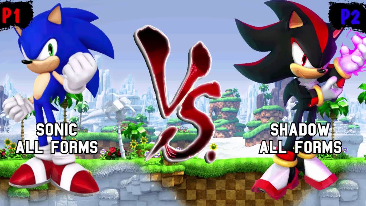 Sonic all forms & Mephiles VS Shadow all forms & Mephiles God I Sonic ...