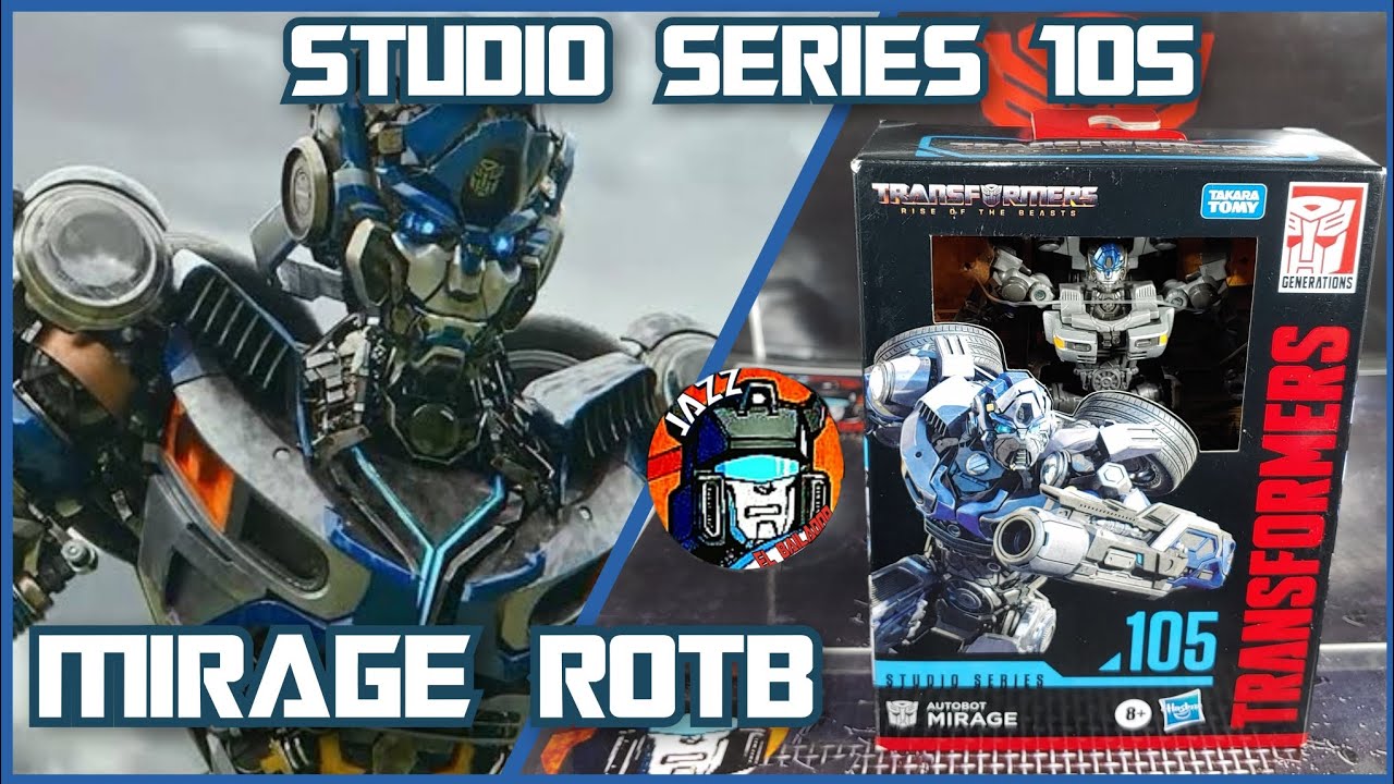 Transformers STUDIO SERIES 105 MIRAGE (JAZZ ?) 🤣 Deluxe ROTB #porshe ...