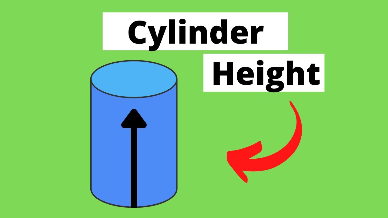 Finding the height of a cylinder given Volume - YouTube