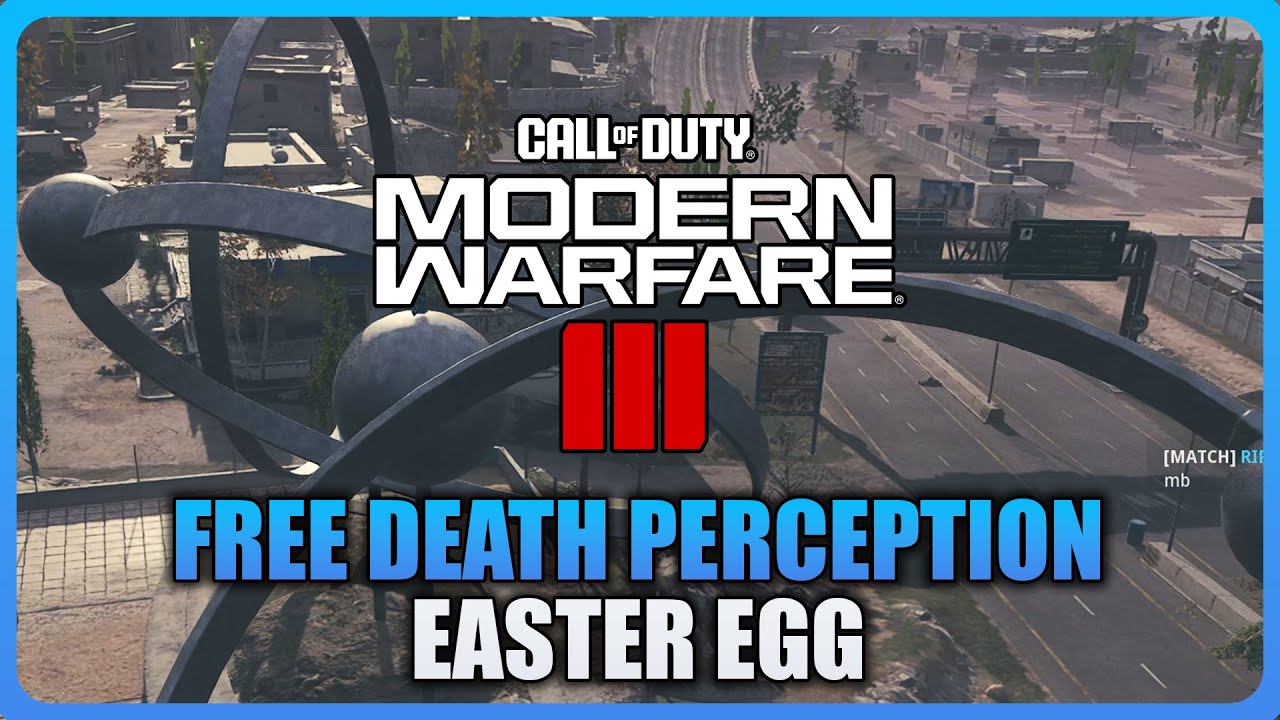 MW3 Zombies - Free DEATH PERCEPTION Easter Egg (Secret Free Perk) - YouTube