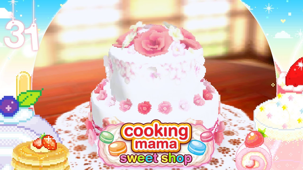 Cooking Mama Sweet Shop (Gameplay): 31 - Wedding Cake ♡ - YouTube