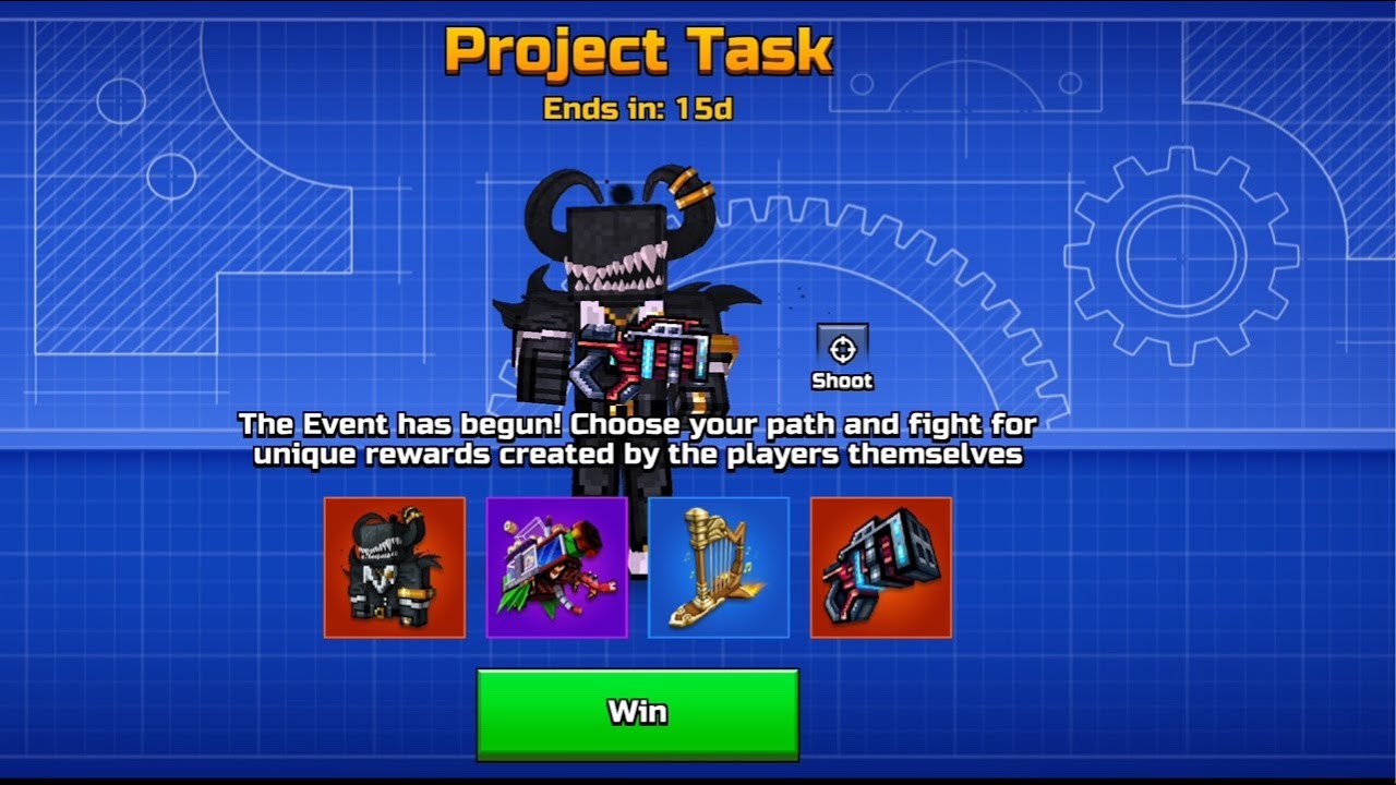 Finishing Project Task Event - Pixel Gun 3D - YouTube
