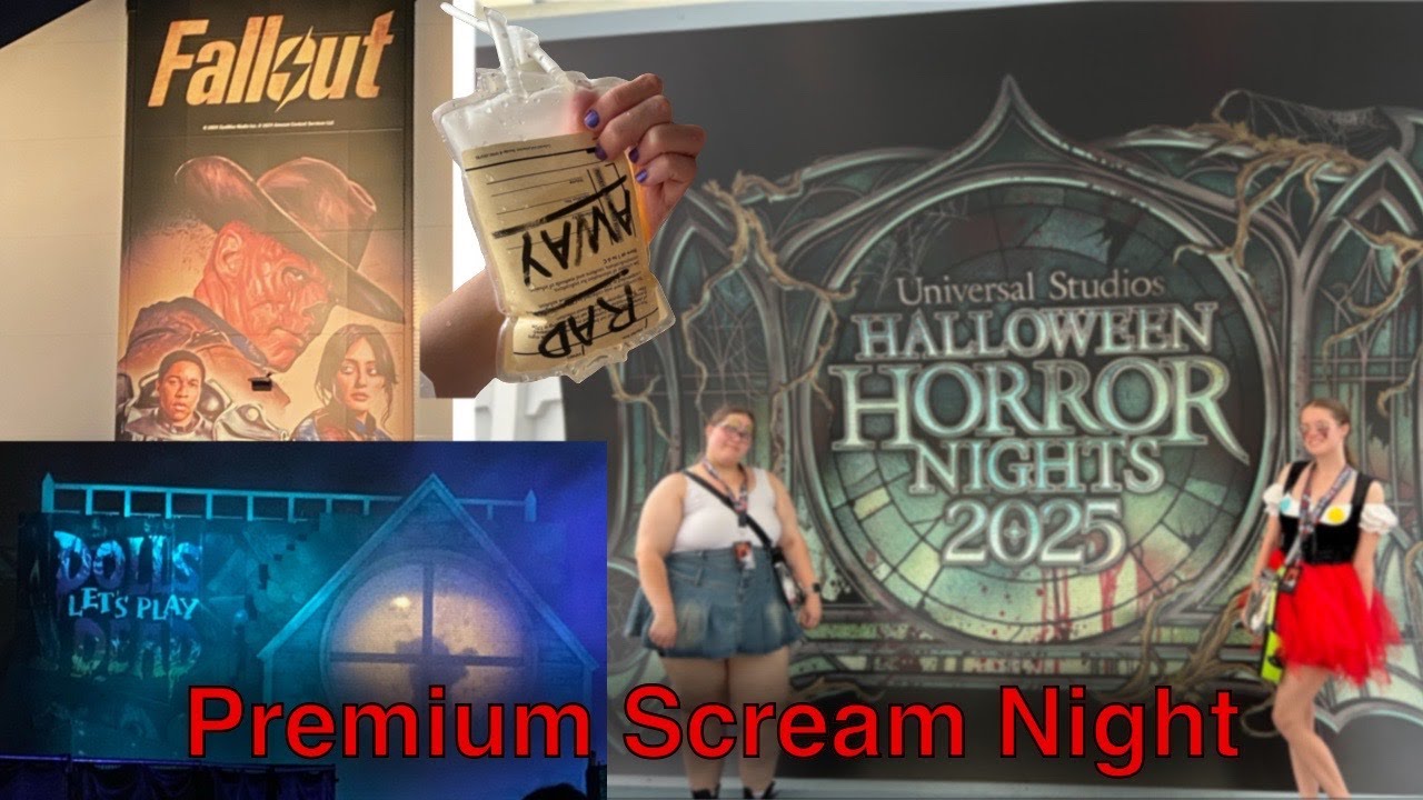 Everything We Did At Halloween Horror Nights Premium Scream Night 2025 ...